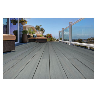 TimberTech EDGE Prime+ Collection Decking in Sea Salt Gray - Beach ...