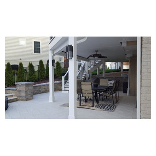 TimberTech Pecan Custom Deck with TimberTech Radiance Rail - Terrace ...