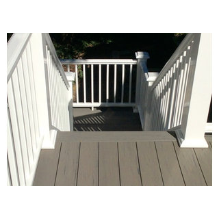 TimberTech Terrain (Silver Maple) - Azek Premier (White) - Leawood ...