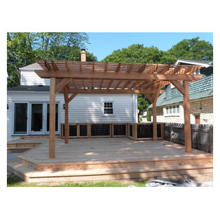 Tosa Deck and Pergola - Transitional - Terrace - Milwaukee - by LaBonte ...