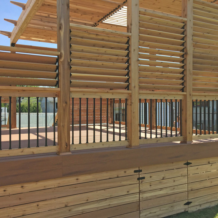 Pergola Privacy Screen - Photos & Ideas | Houzz
