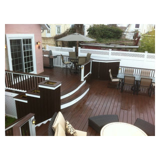 Trex Transcends Lava Rock Decking - Modern - Deck - New York - by ...