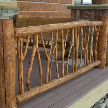 Twig And Log Railing - Photos & Ideas | Houzz