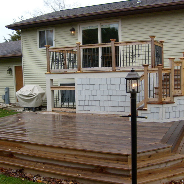 Two Level Deck - Photos & Ideas | Houzz