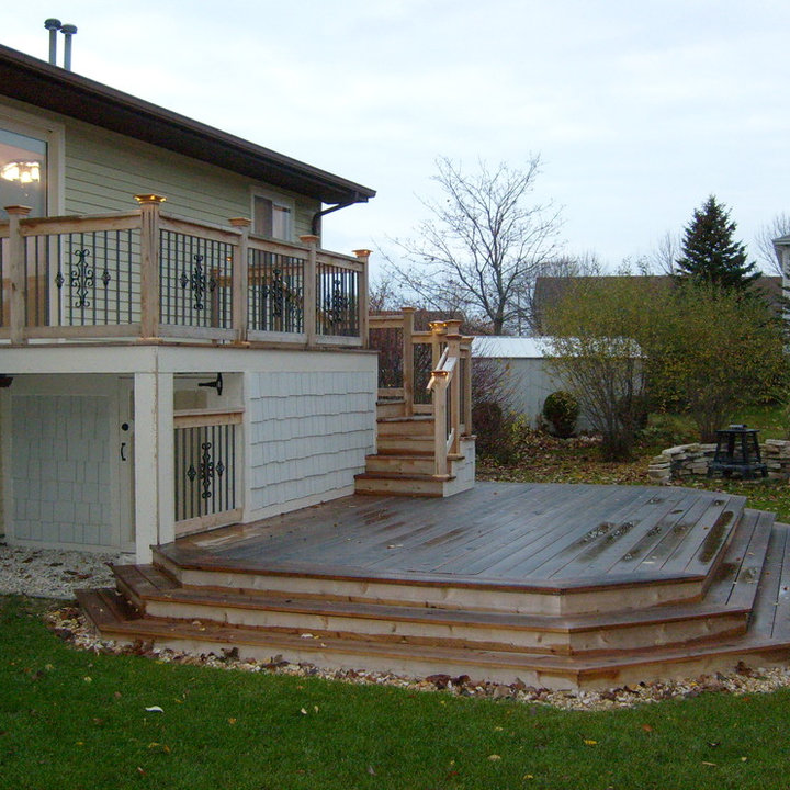 Two Level Deck - Photos & Ideas | Houzz