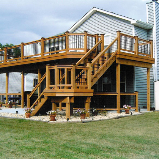 Two Story Deck - Photos & Ideas | Houzz