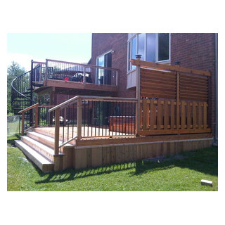 Two Tier Deck - Traditional - Deck - Toronto - by Castlewood General ...
