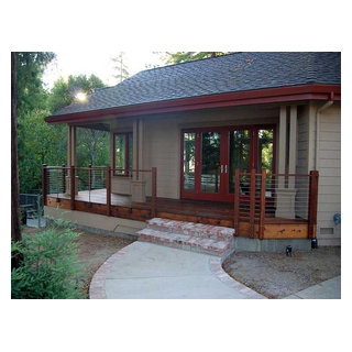 Ultra-tec® stainless steel cable railing system - Modern - Deck - Las ...