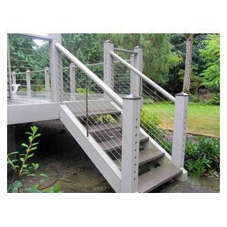 Ultra-tec® stainless steel railing system - Modern - Deck - Las Vegas ...