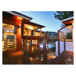 WRCLA Cedar Decking and Railings - Contemporary - Deck - Seattle - by ...