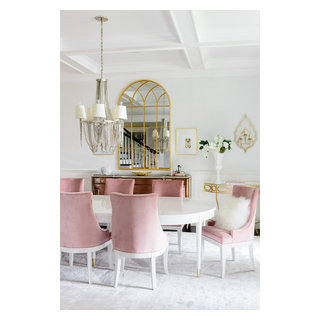 A Multilayered Home with Kate Patterson Design - Transitional - Dining ...