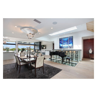 An Elegant Coastal Estate - Modern - Dining Room - Orange County - by ...