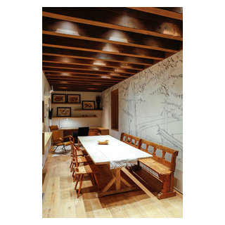 Ancient Cedars Residence - Rustic - Dining Room - Vancouver - by Openspace Architecture | Houzz