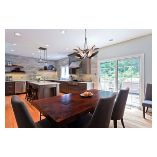 Artsy Modern Kitchen - Transitional - Dining Room - Philadelphia - by ...