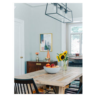 Bay Ridge Family Friendly Home Design - Farmhouse - Dining Room ...