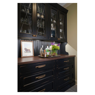 Black Butler Pantry - Traditional - Dining Room - Other - by Karr Bick ...