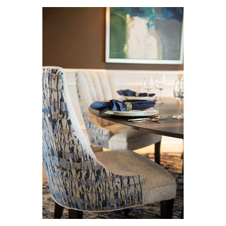 Blue and Green Dining Room - Southwick, MA - Modern - Dining Room ...