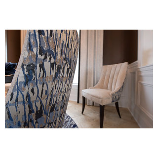 Blue and Green Dining Room - Southwick, MA - Modern - Dining Room ...