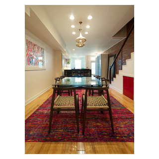 Bohemian Modern Eco-Friendly DC Row House - Modern - Dining Room - DC ...