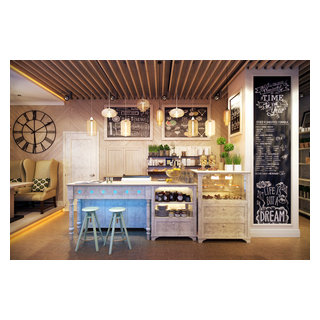 Cafe design ideas - Dining Room - Other - by ARCHIVIZER | Houzz