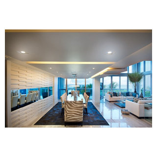Canyon Ranch Miami Beach Town House Condo - Contemporary - Dining Room ...