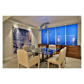 Canyon Ranch Penthouse Residence - Contemporary - Dining Room - Miami ...