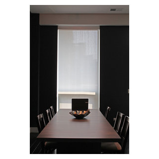 Chicago West Side Screen Shades - Contemporary - Dining Room - Chicago ...