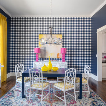 Blue And Yellow Dining Room Ideas - Photos & Ideas | Houzz