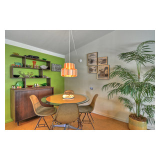 Cliff May Ranch Home in Tustin California - Midcentury - Dining Room ...