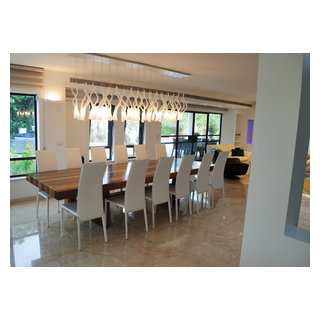 CONTEMPORARY CHANDELIER - HAND BLOWN GLASS PENDANT LIGHTING - Modern ...