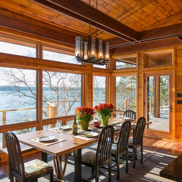 75 Rustic Dining Room Ideas You'll Love - January, 2025 | Houzz