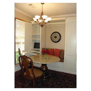 Custom Banquette for Seating, Home Office and Pantry Storage ...