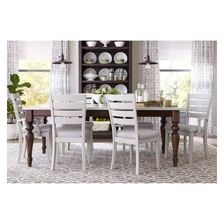Custom Dining Rectangle Table by Bassett Furniture - Contemporary ...