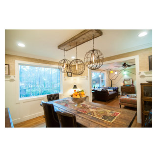 Dining Room with Industrial Flare - American Craftsman - Esszimmer ...