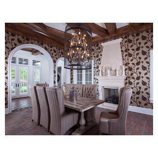 European Inspired Castle on Lake Butler - Traditional - Dining Room ...