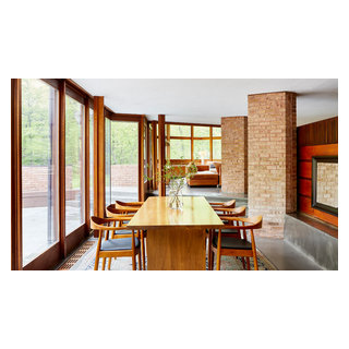 Frank Llyod Wright - Lake Forest IL - Midcentury - Dining Room ...