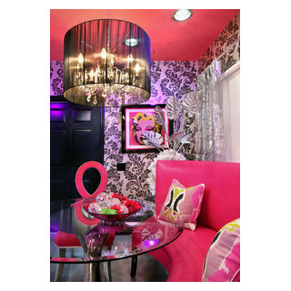 Frank Pitman Designer Dance Studio - Eclectic - Dining Room - Orange ...