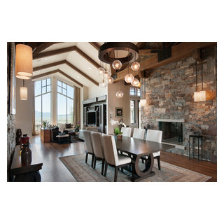 Frontier Modernism - Private Residence #1 - Contemporary - Dining Room ...