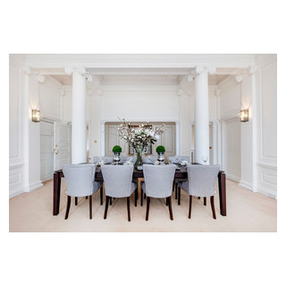Great Maytham Hall - Traditional - Dining Room - London - by Fresh ...