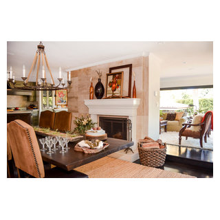 Great Room - Mediterranean - Dining Room - Los Angeles - by MC Design ...