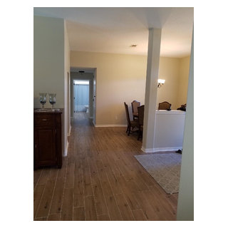 Grecian Ivory SW 7541 and Twilight Gray 0054 - Dining Room - Miami - by ...