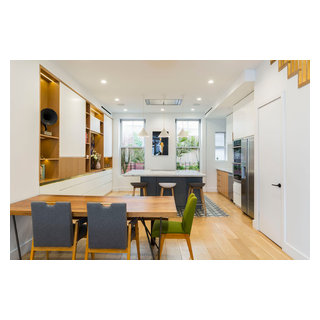 Harlem Brownstone Renovation - Modern - Esszimmer - New York - von Kate ...