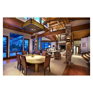 Jigsaw Ranch - Traditional - Dining Room - Denver - by Charles Cunniffe ...