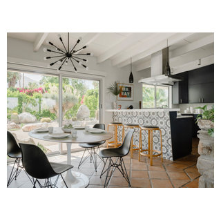 Kitchen and Dining Area - Midcentury - Dining Room - Other - by Staci ...