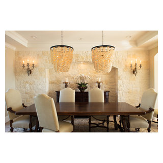 Kitchen - French with Modern amenities - Mediterranean - Dining Room ...
