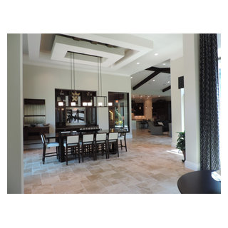 Linear Transitions - Transitional - Dining Room - Miami - by The Design ...