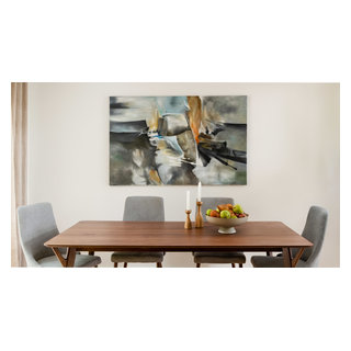 Living and dining room design Bothell, WA - Modern - Dining Room - by ULLE Studio | Houzz