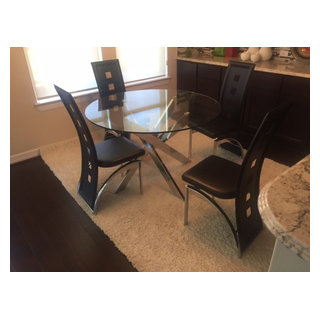 Martini Dining Table & Cris Chairs - Contemporáneo - Comedor - Houston ...