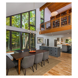 House at Matthaei Farm - Contemporary - Dining Room - Detroit - by ...