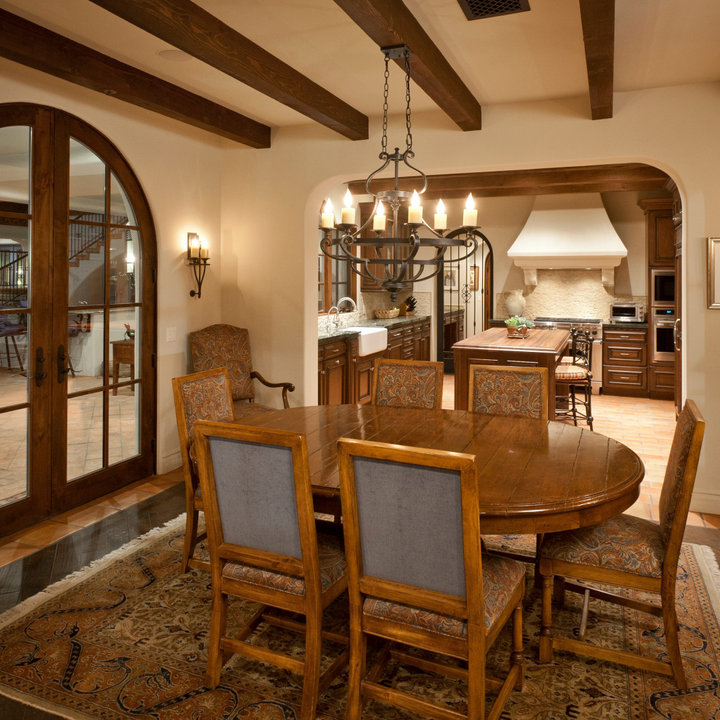 75 Mediterranean Dining Room Ideas You'll Love - May, 2023 | Houzz